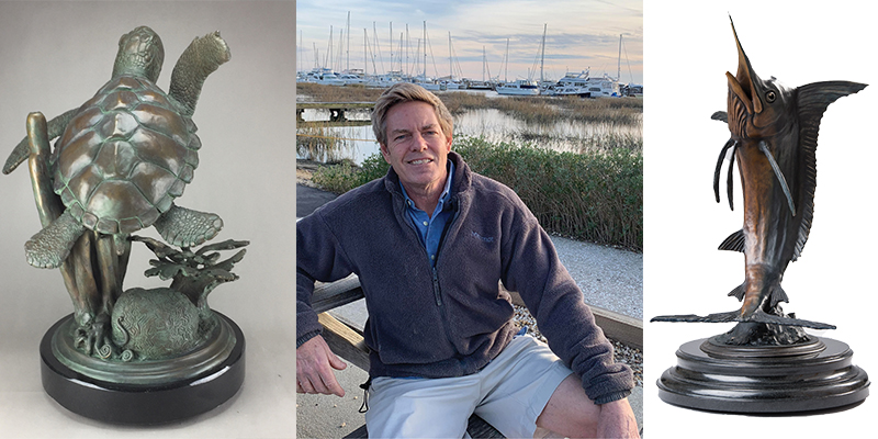 The wild life of bronze sculptor Scott Penegar | Charleston SC ...